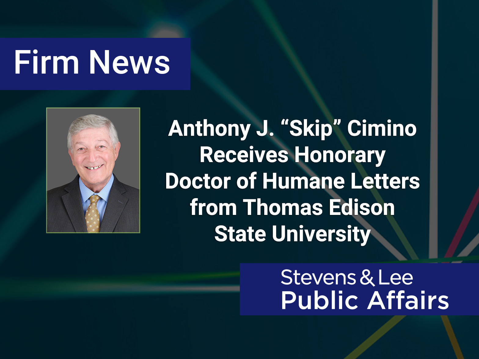 Anthony J. “Skip” Cimino Receives Honorary Doctor of Humane Letters ...